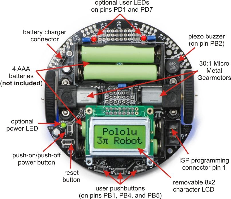 Pololu 3pi Robot - Opencircuit