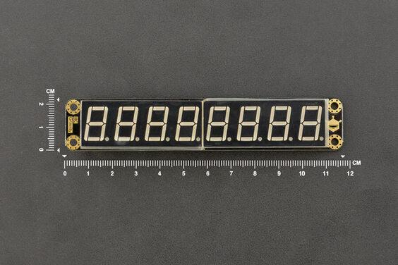 Gravedad: módulo de visualización de segmentos LED de 8 dígitos (rojo ...