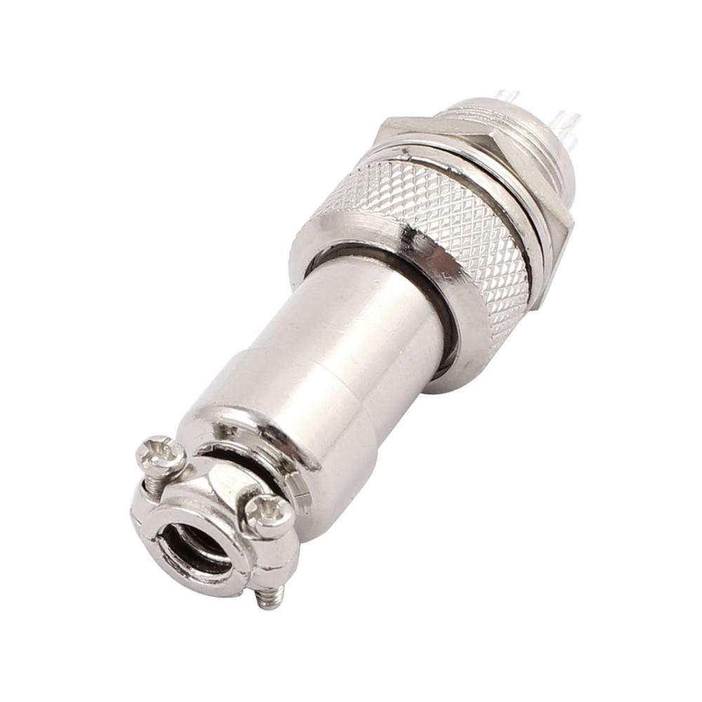 GX12-6P Connector 6-Pin - male + female - Opencircuit