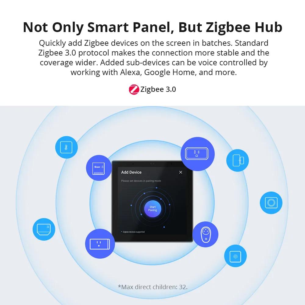 SONOFF NSPanel Pro Smart Home Kontrolpanel - Hvid - Opencircuit