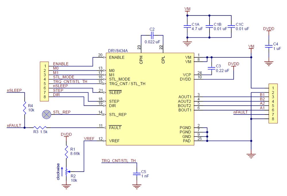 DRV8434A Stepper Motor Driver Carrier - Opencircuit