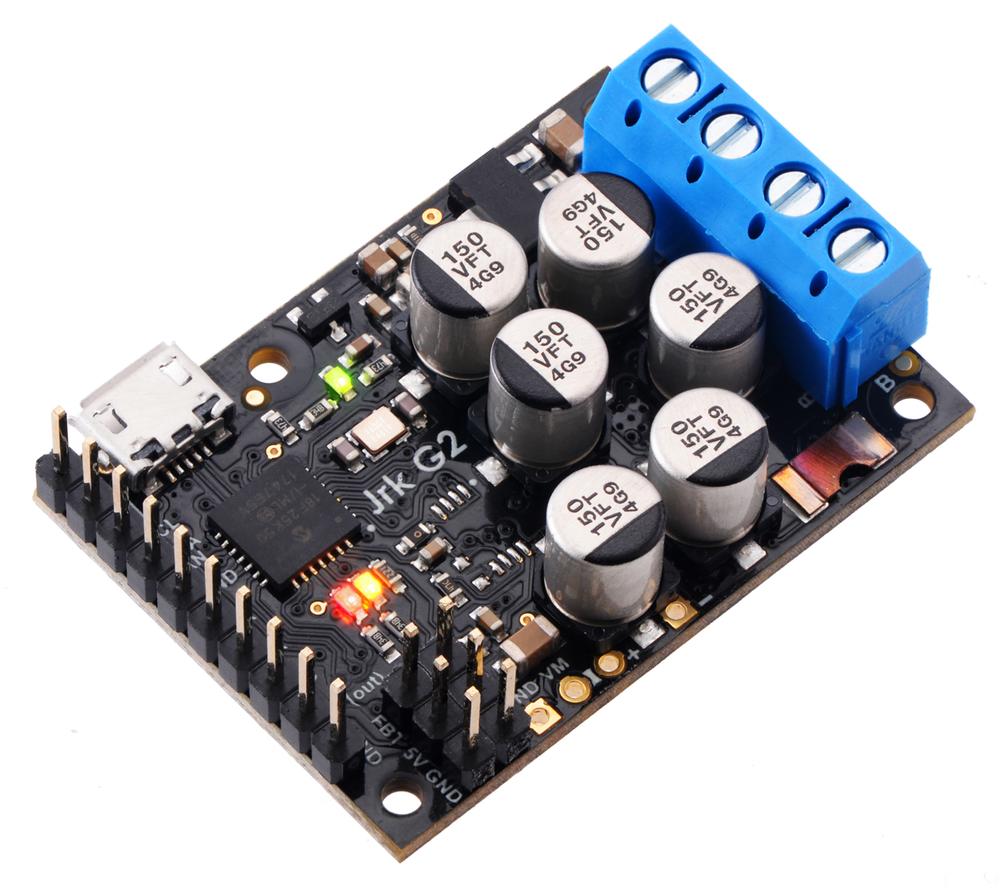 Contrôleur de moteur USB Jrk G2 24v21 avec rétroaction