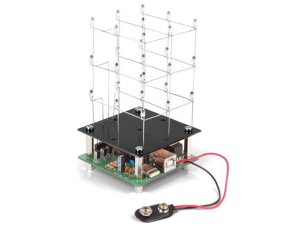 Cube led 3d 3x3x3 Kit - Opencircuit