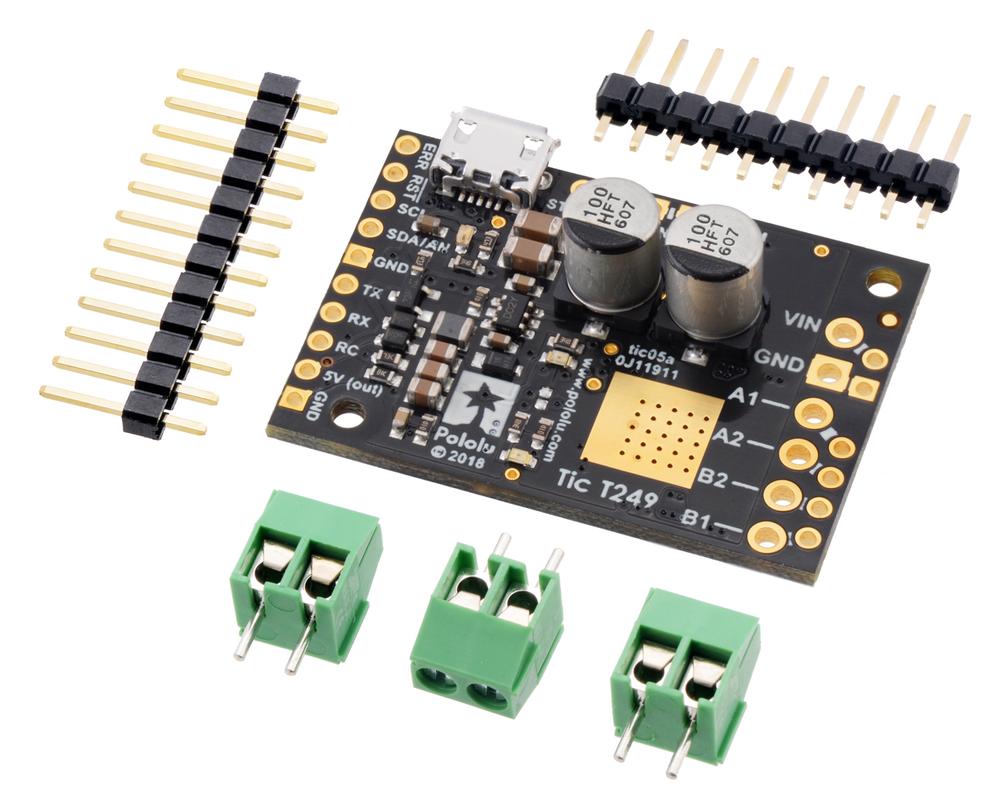Tic T249 USB Multi-Interface Stepper Motor Controller - Opencircuit Tic T249 USB Multi-Interface Stepper Motor Controller - Opencircuit