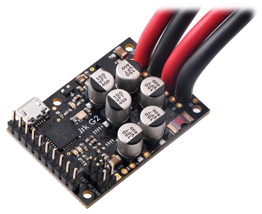 Contrôleur de moteur USB Jrk G2 24v21 avec rétroaction