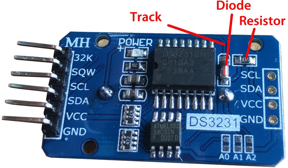 Real time clock module DS3231 - Opencircuit