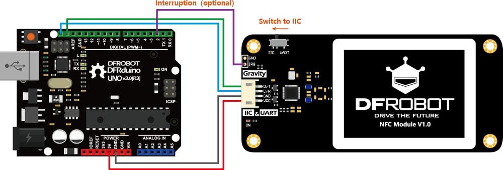 Gravity Uart And I2c Nfc Module 5391