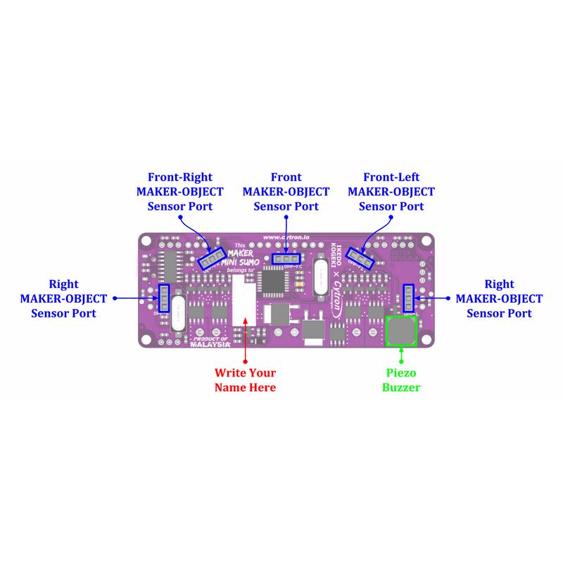 Maker Mini Sumo Controller: Sumo Robot vereenvoudigt voor beginners ...