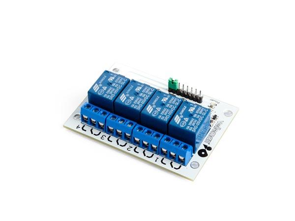 4 Kanaals relais module - Opencircuit