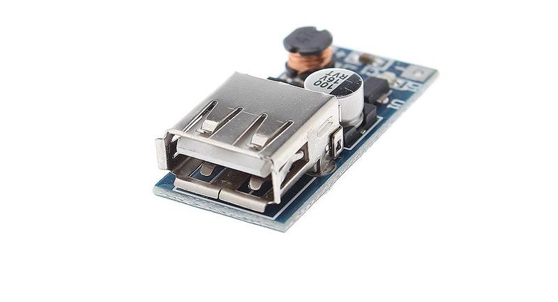 Boost converter module 0,9V - 5V to USB - Opencircuit