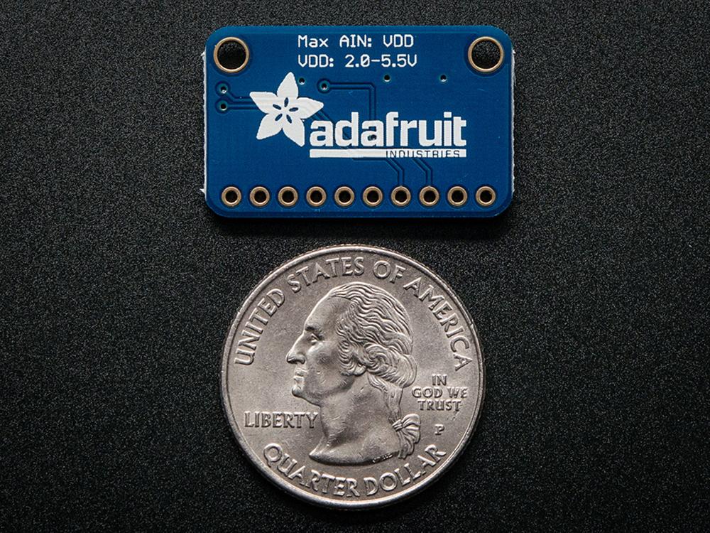 Ads1015 Adc De 12 Bits 4 Canais Com Amplificador De Ganho Programável