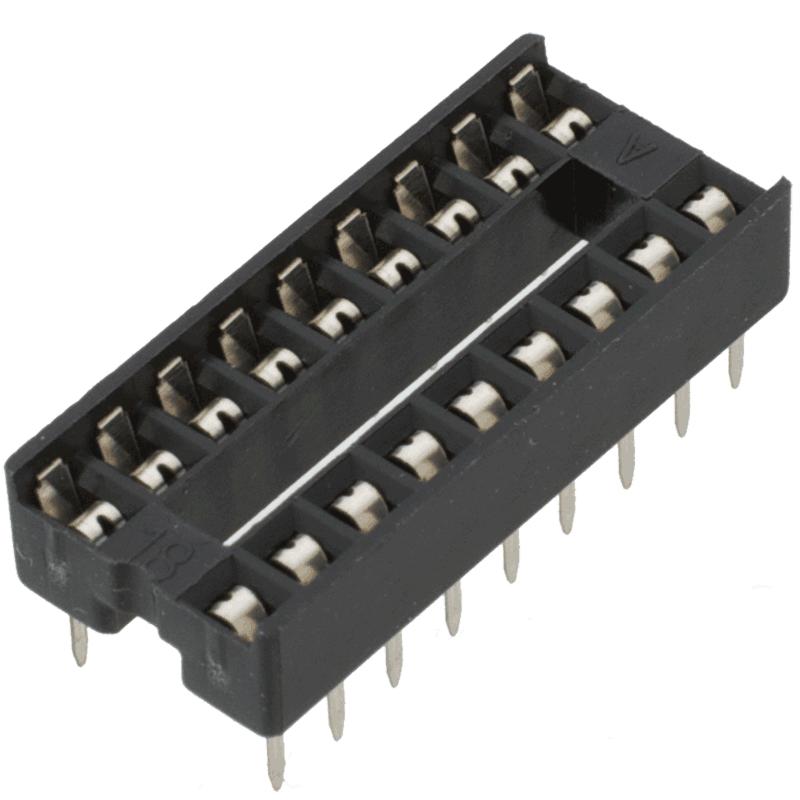 IC voet 18 pins - 10 stuks - Opencircuit