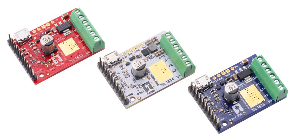 Controlador de motor de passo multi-interface USB Tic T825 Controlador de motor de passo multi-interface USB Tic T825