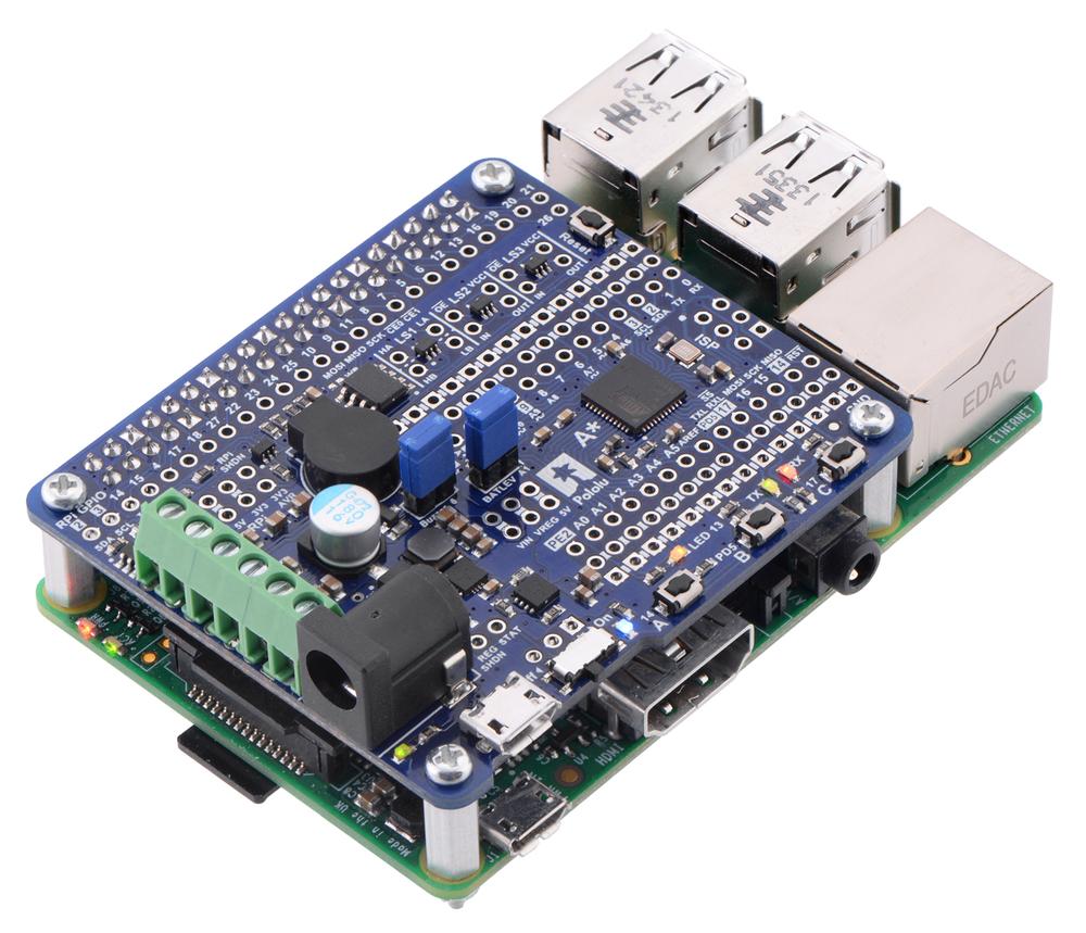 A-Star 32U4 Robot Controller LV met Raspberry Pi Bridge (SMT Componenten versie) - Opencircuit