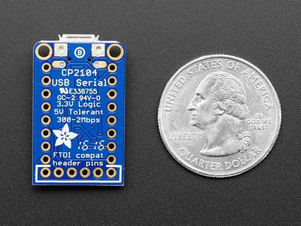 Adafruit CP2104 Friend - Conversor USB para Serial